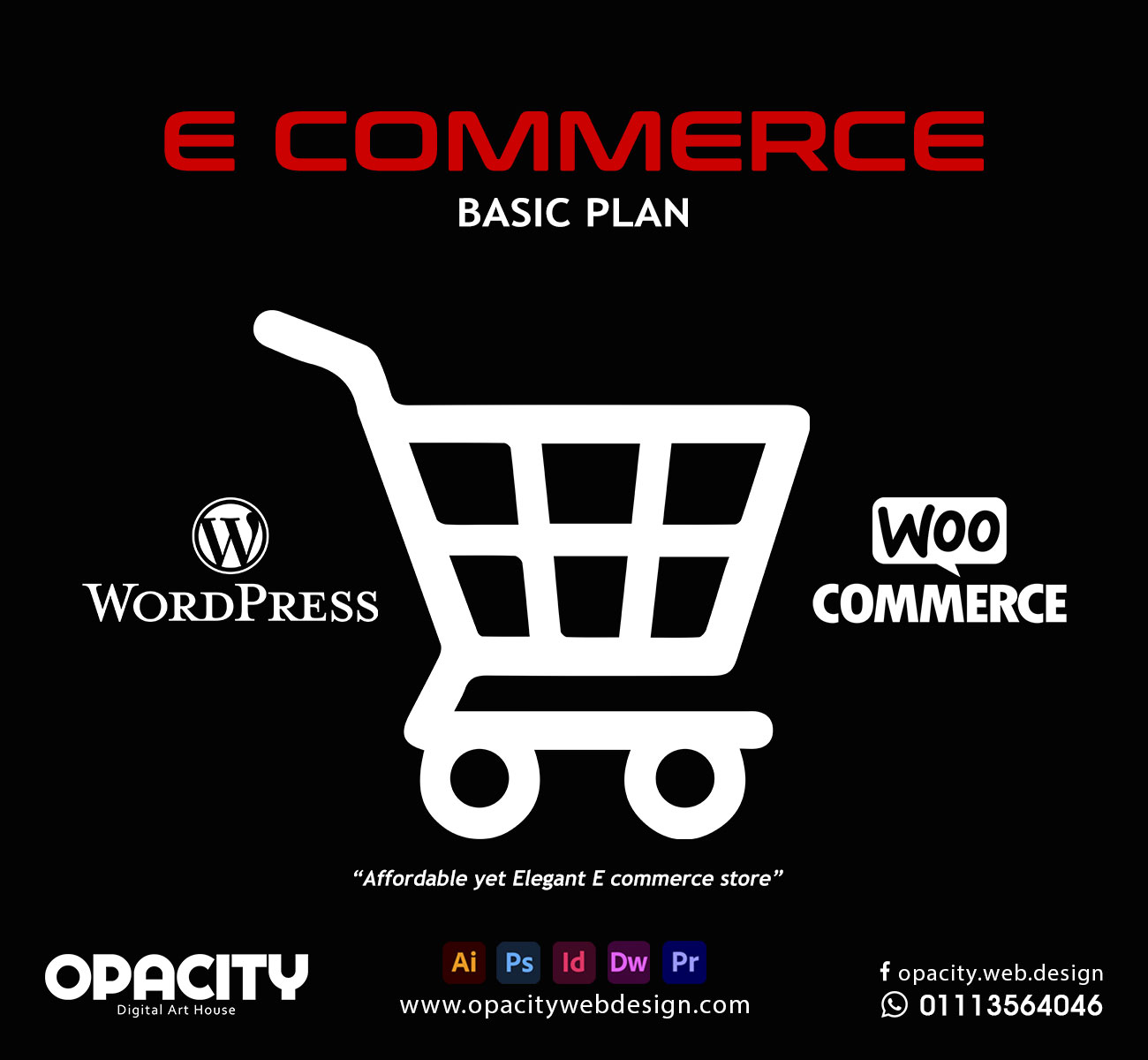 E-commerce Basic Package - Opacity Web Design Services in Egypt